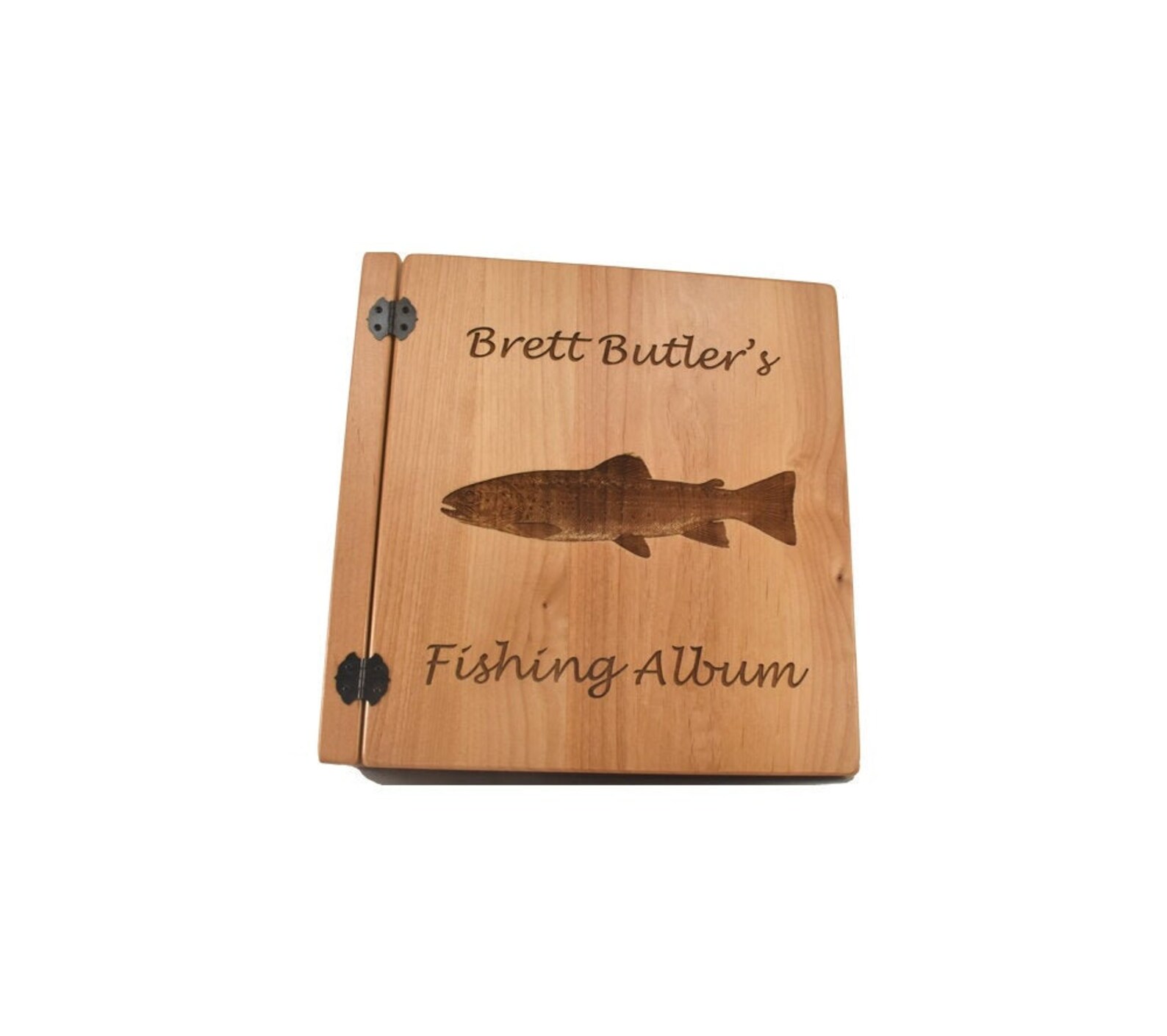 Personalized Rustic Fishing Photo Album Fishing Memories 3 - Etsy