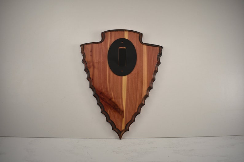 Arrowhead Plaque With Skull Hanger Standard Hardwood - Etsy