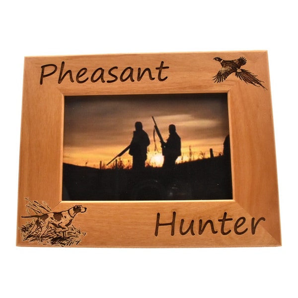 Pheasant Hunting Picture Frame - Etsy
