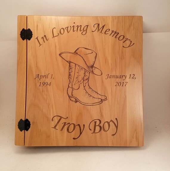 Memorial Custom Engraved Photo Book in Loving Memory 3 Ring - Etsy