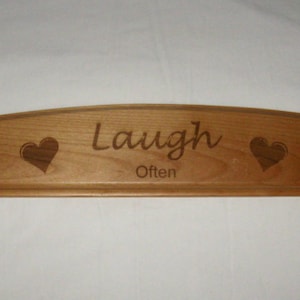 Custom Engraved Wood Door Topper With Arched Top - Etsy