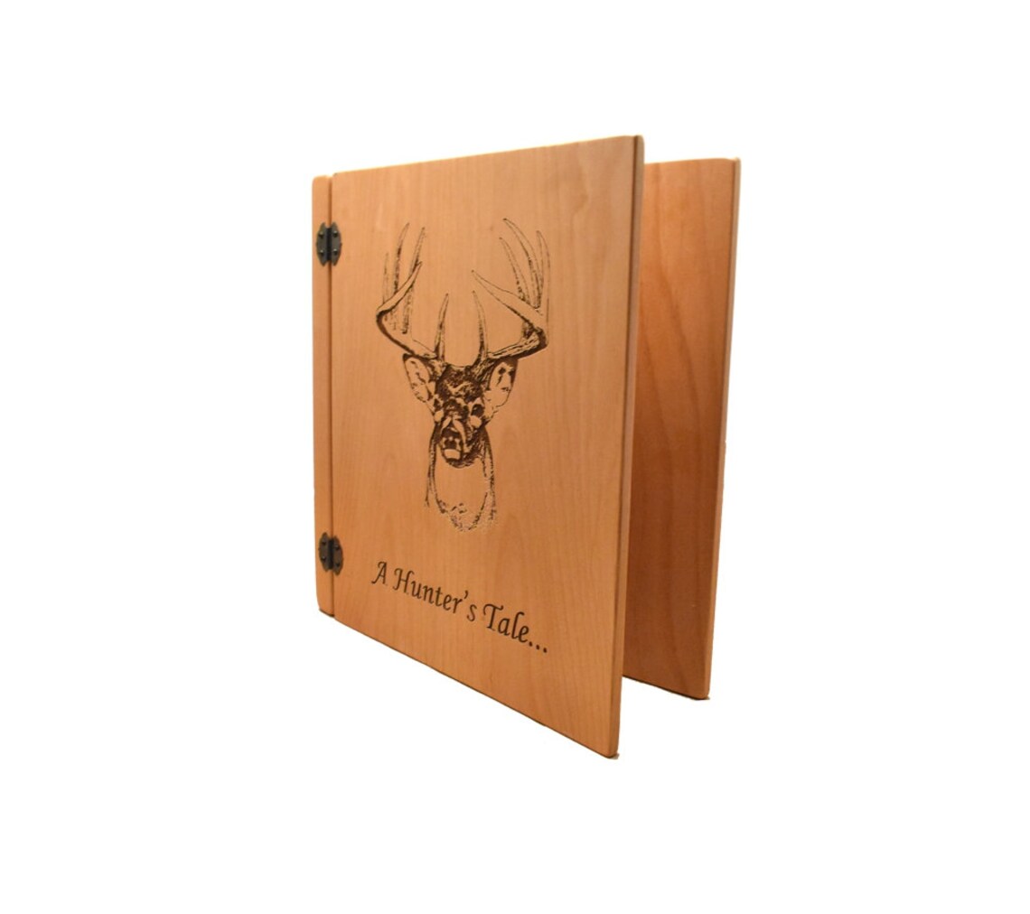 Personalized Wood Hunting Photo Album Hunters Tale 3 Ring - Etsy