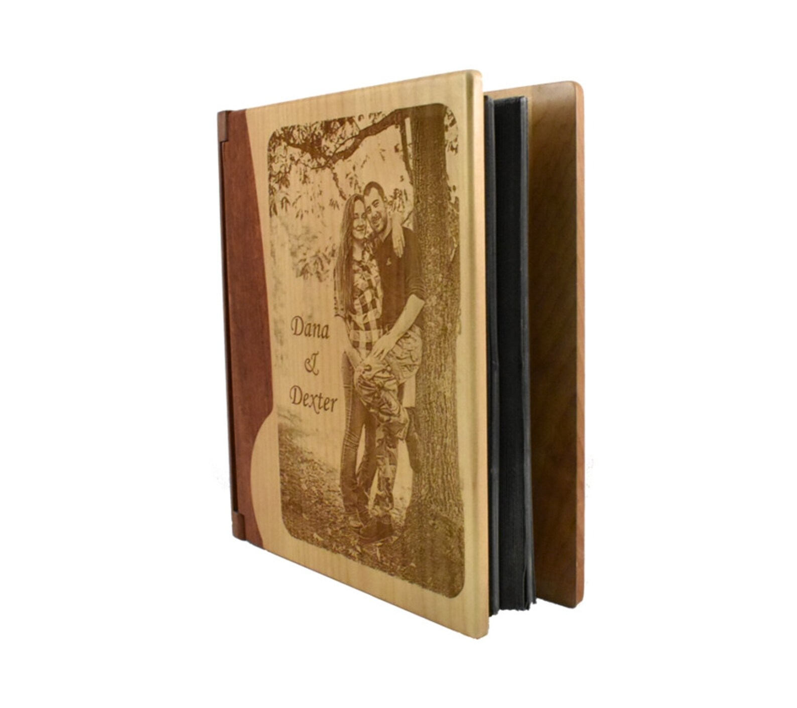 Custom Engraved Engagement Picture Photo Album Personalized - Etsy