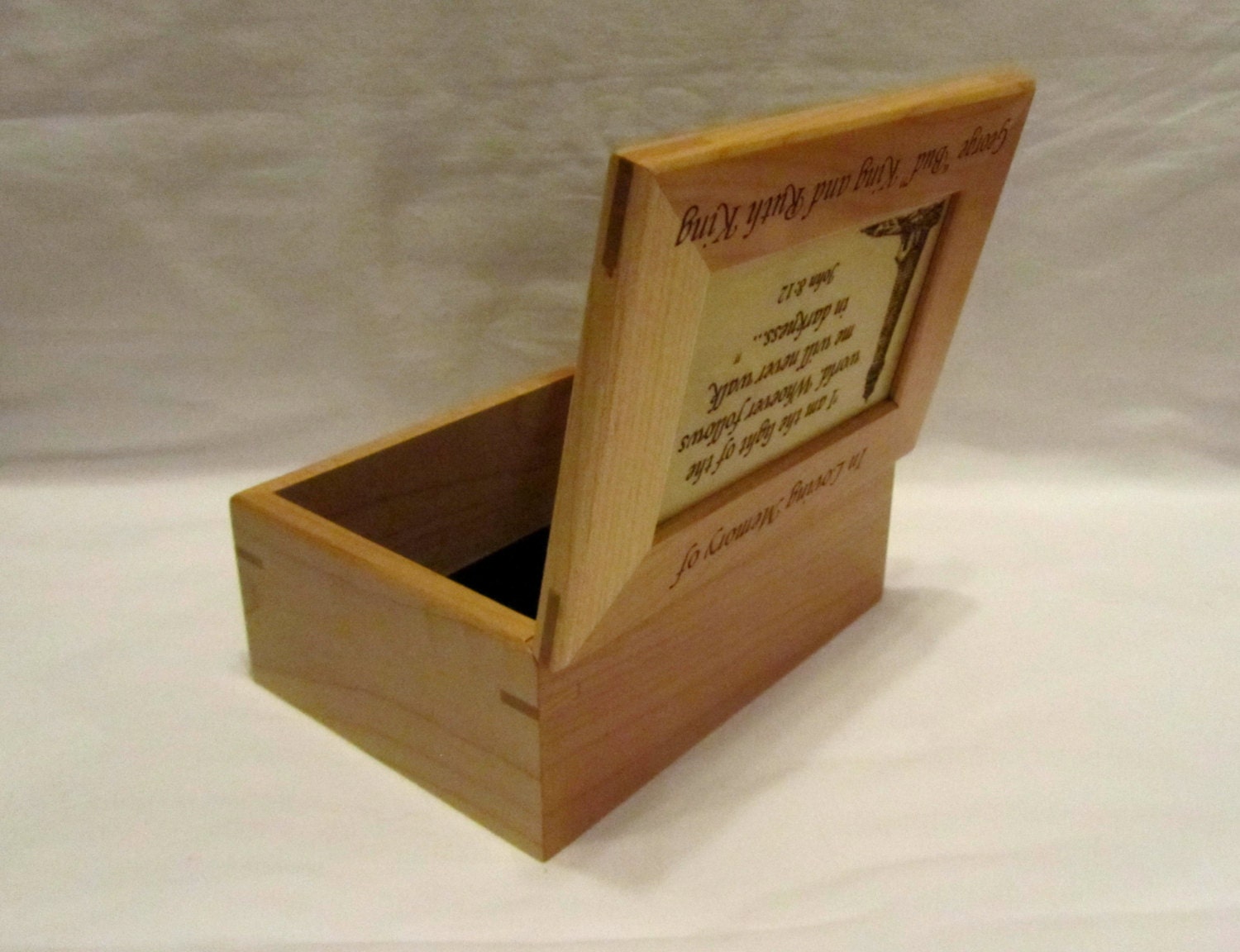 Memorial Personalized Wooden Keepsake Box - Etsy