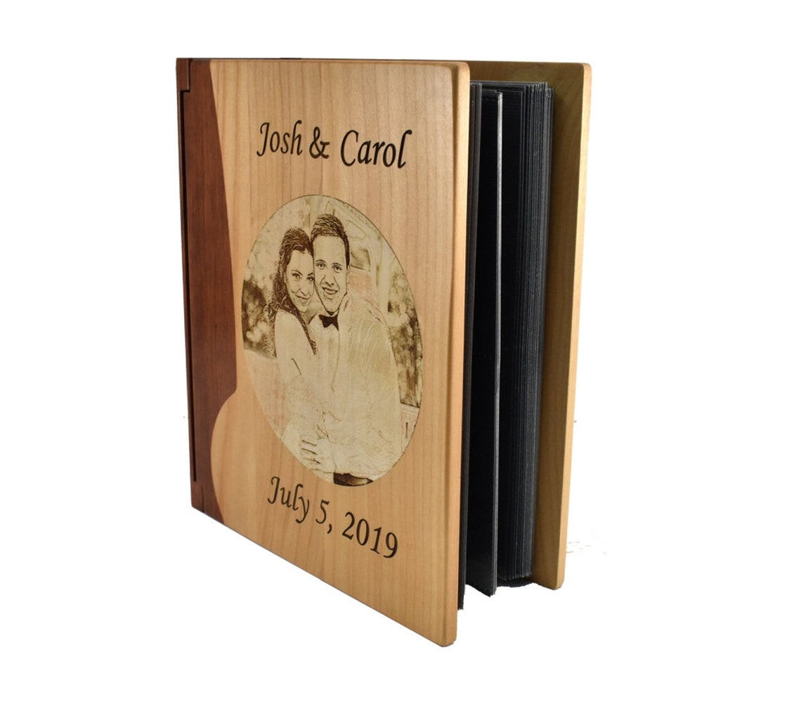 Custom Engraved Wedding Picture Photo Album Engraved Large - Etsy