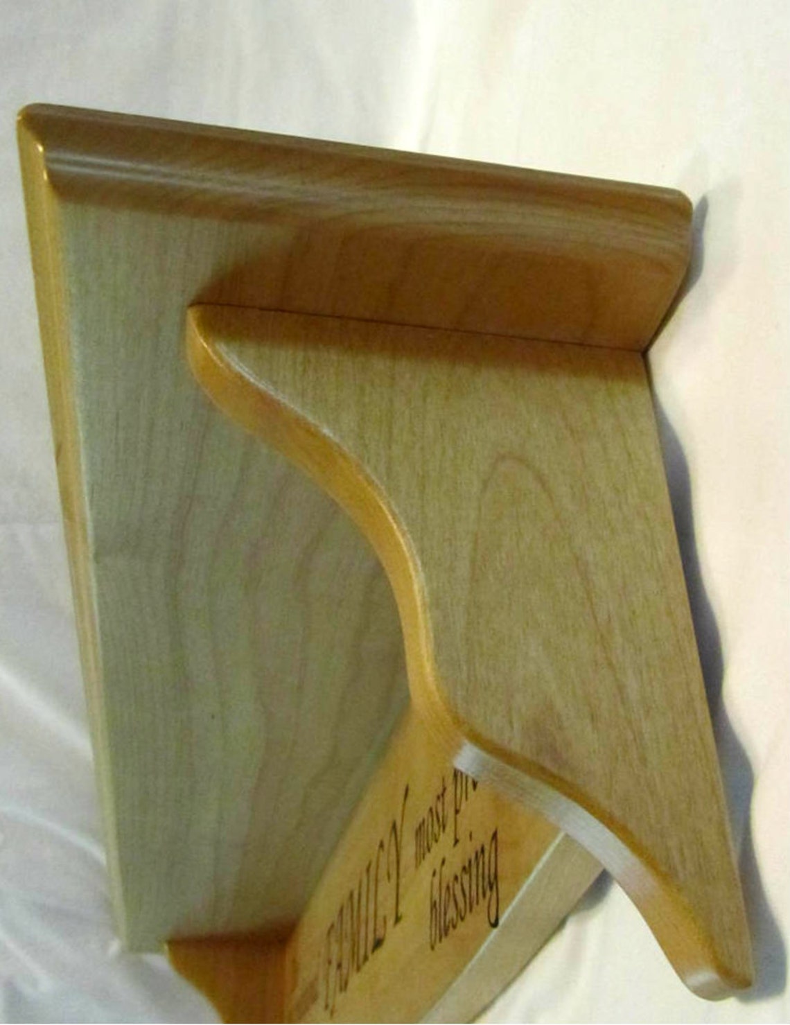 Personalized Hanging Wooden Shelf - Love of a Family Large - Etsy