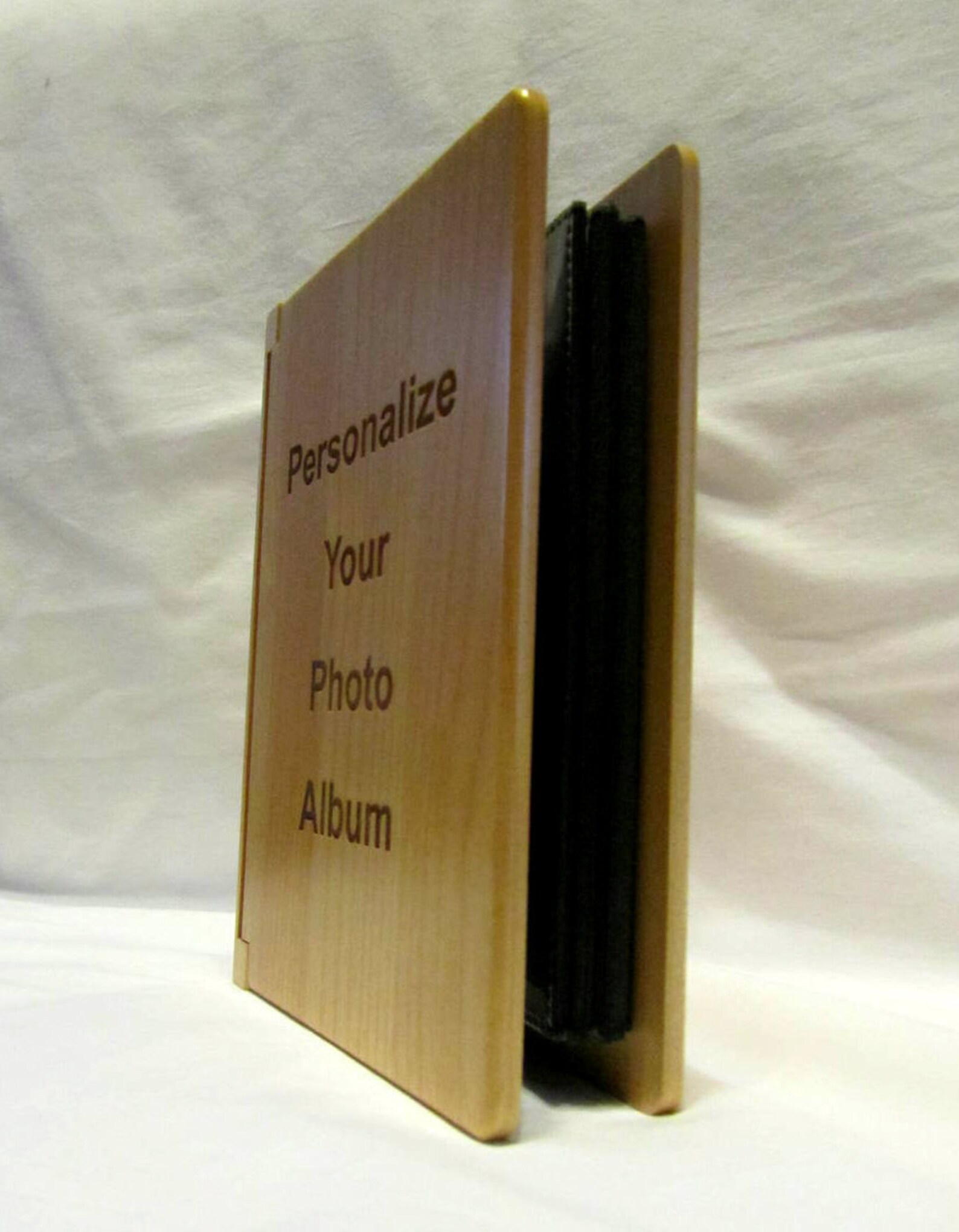 Design Your Own Personalized Wood Photo Album Small Custom Engraved ...