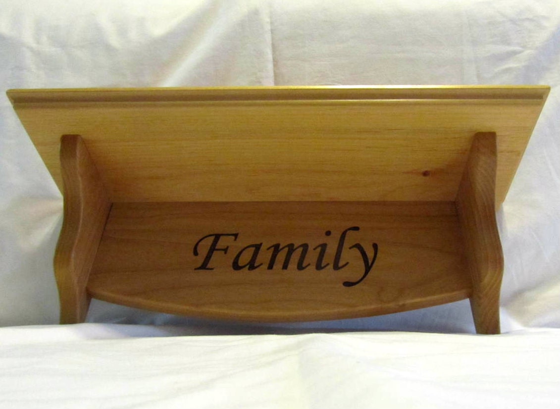 Personalized Hanging Wooden Shelf Small Custom Engraved - Etsy