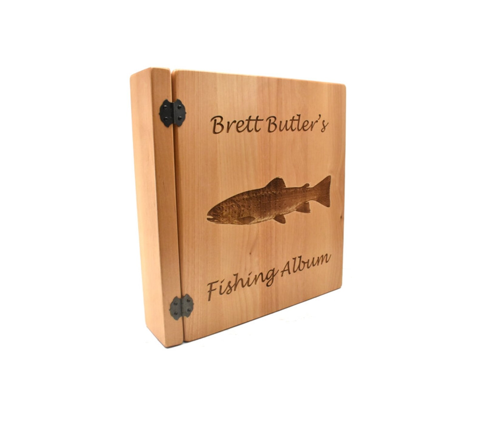 Personalized Rustic Fishing Photo Album Fishing Memories 3 - Etsy