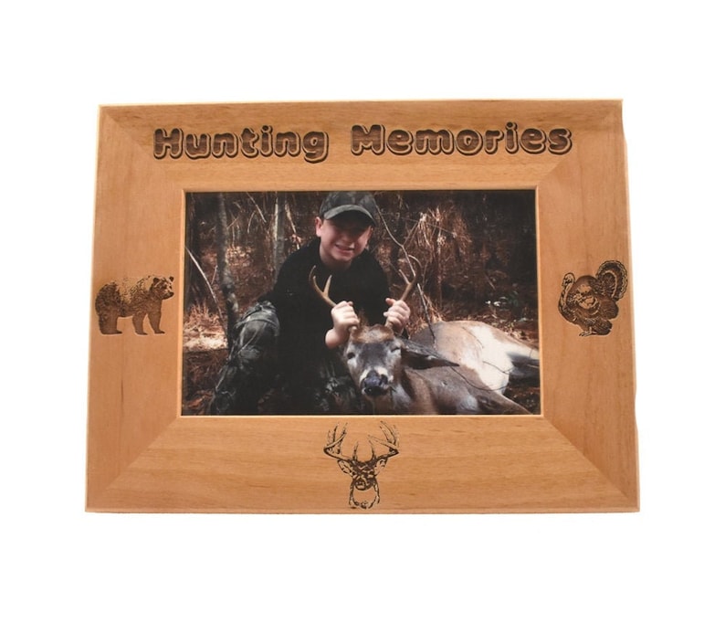 Custom Engraved Wooden Picture Frame Hunting Season Gift - Etsy