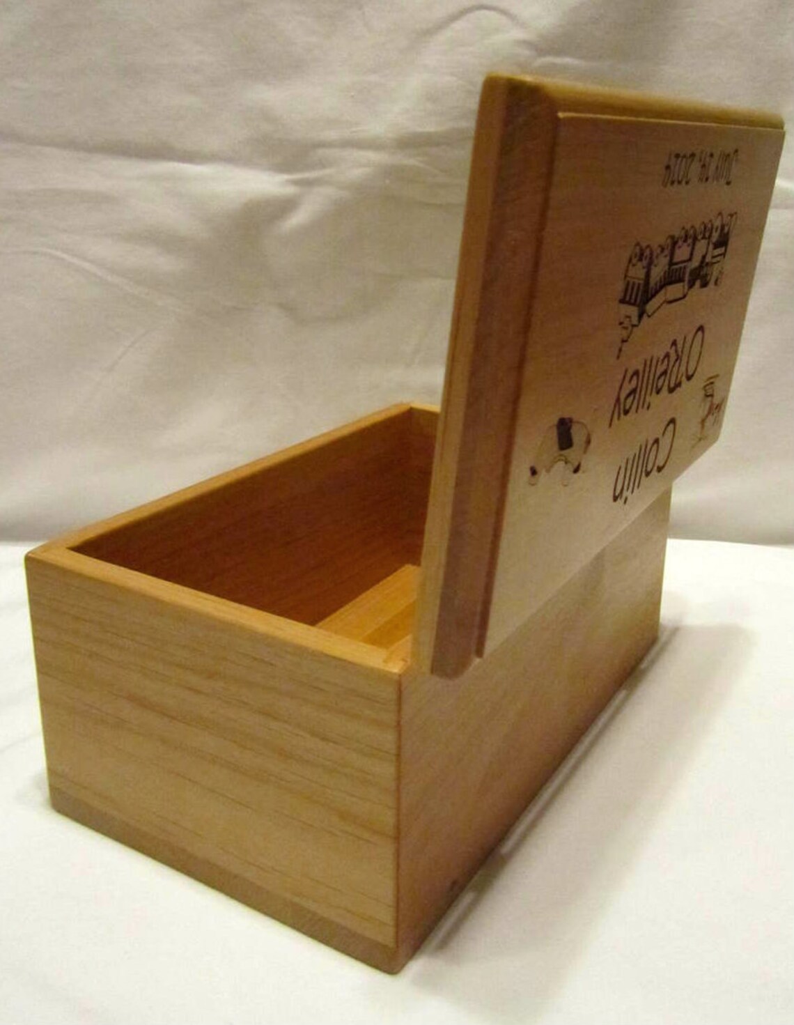 Train Personalized Wooden Keepsake Box Large - Etsy