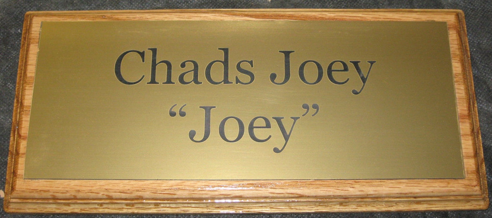 Personalized Horse Stall Name Plate Engraved Brass on Wood - Etsy