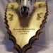3 Piece Arrowhead Skull Plaque- Engraved Hardwood - Etsy