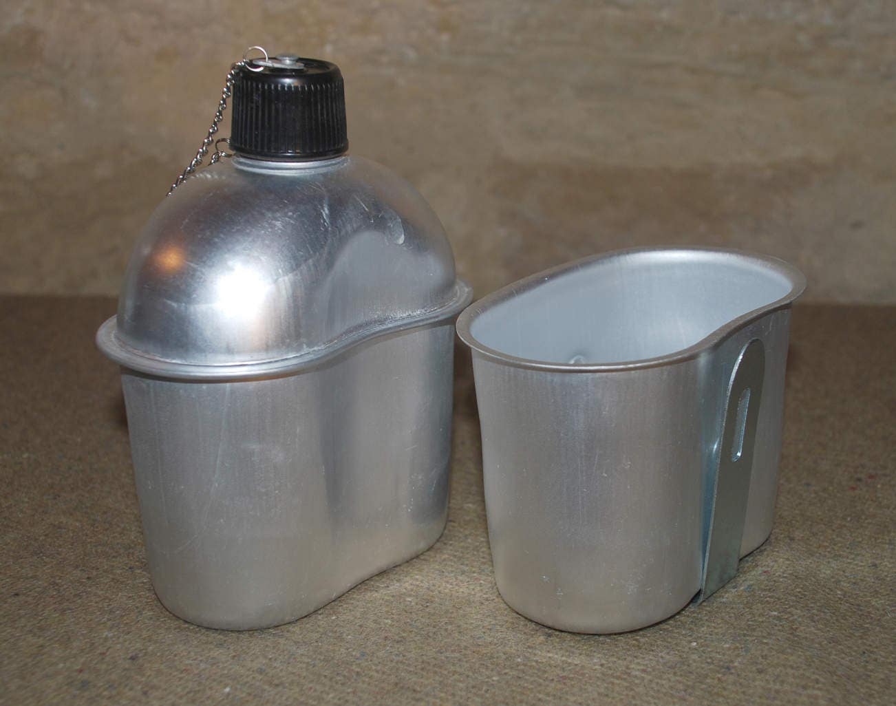 WWII WW2 US M1942 Aluminum Reproduction Canteen and Cup - Etsy