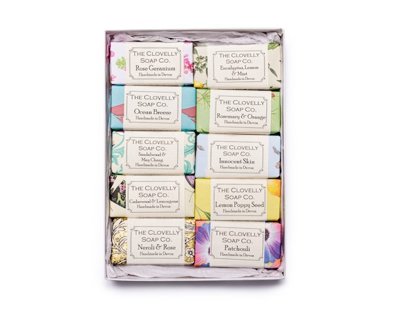 10 Guest Soap Gift Set With Selection of Natural Vegan Soap - Etsy UK