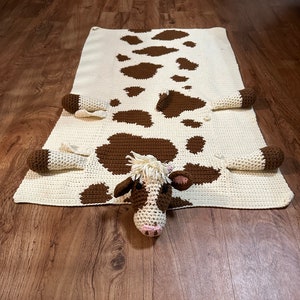 Cow Cuddle Blanket - Etsy