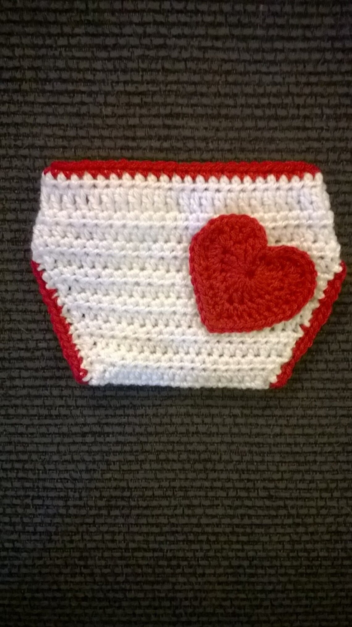 Heart Hat & Diaper Cover - Etsy