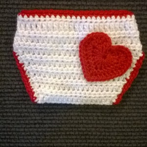 Heart Hat & Diaper Cover - Etsy