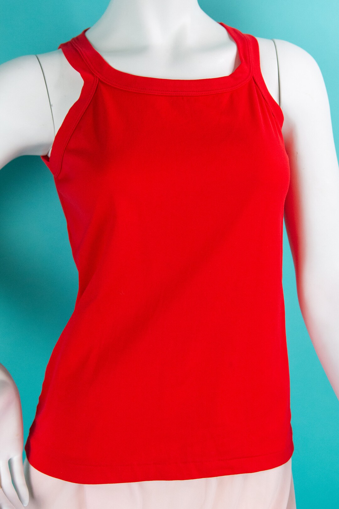 1970s Red Tank Top - Womens Top - Bright Red Top - 1960s Womens Top - Etsy