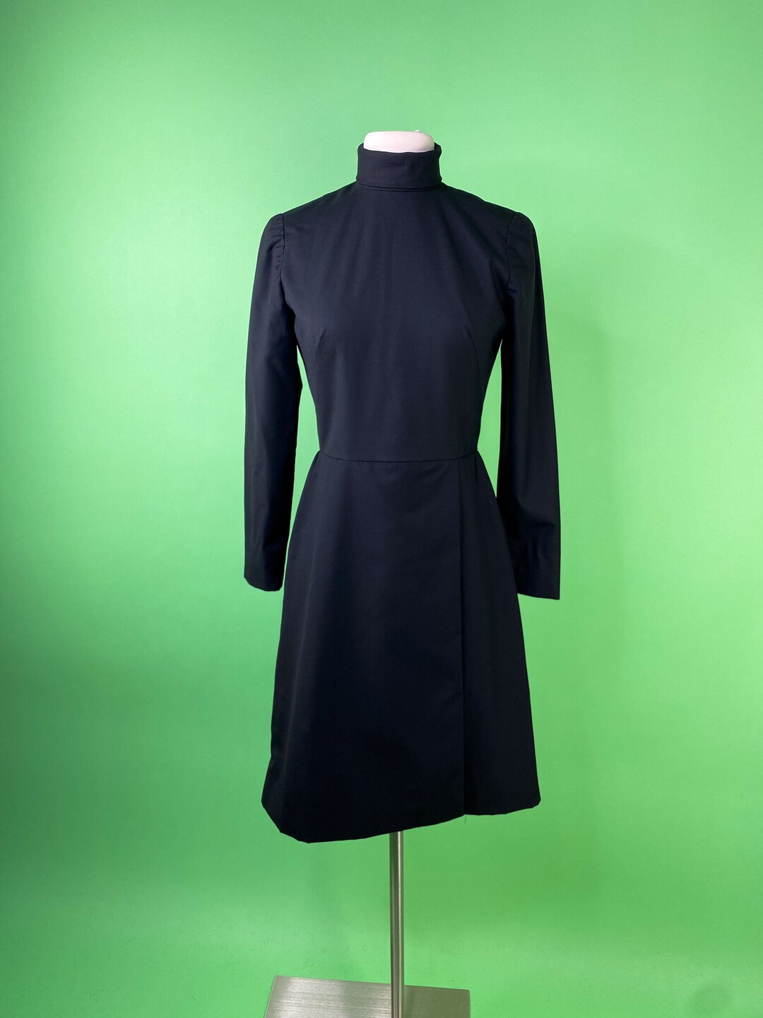 1960s Black Mod Dress 25W - Etsy