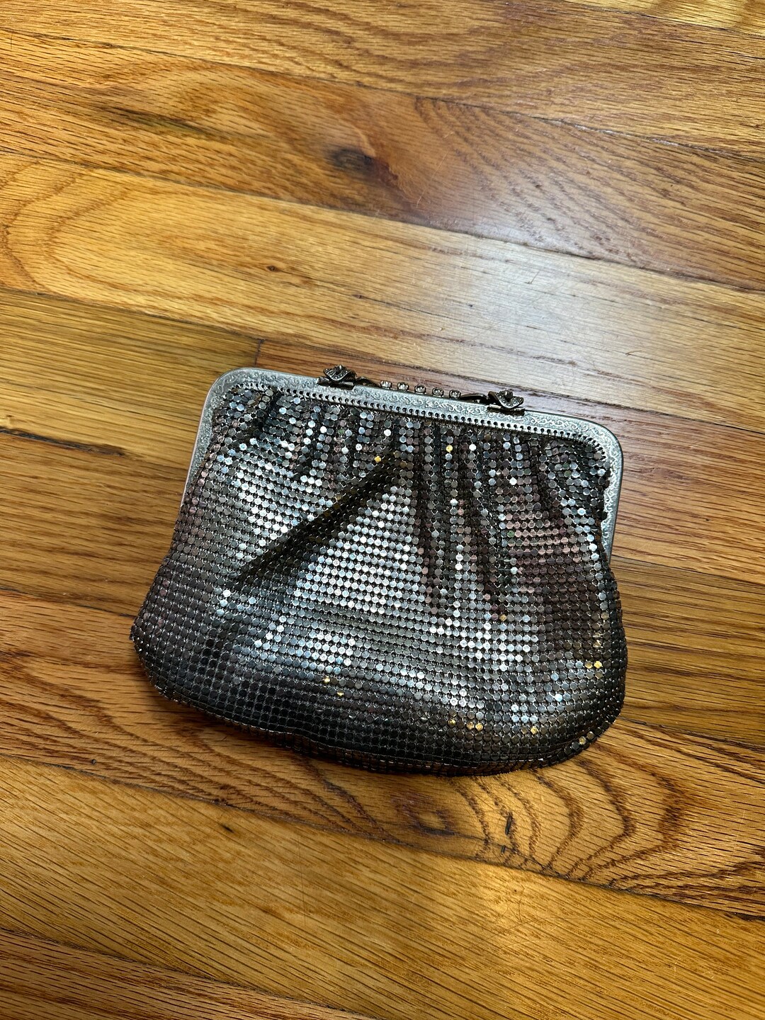 Vintage 1950s 60s Silver Metal Mesh Purse Clutch Handbag - Etsy