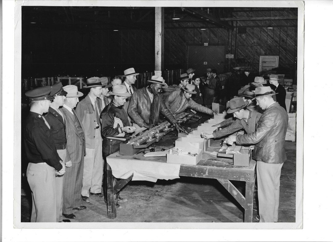 Vintage Military Photograph 1930s 40s Class 17-d Kits Warehouse ...