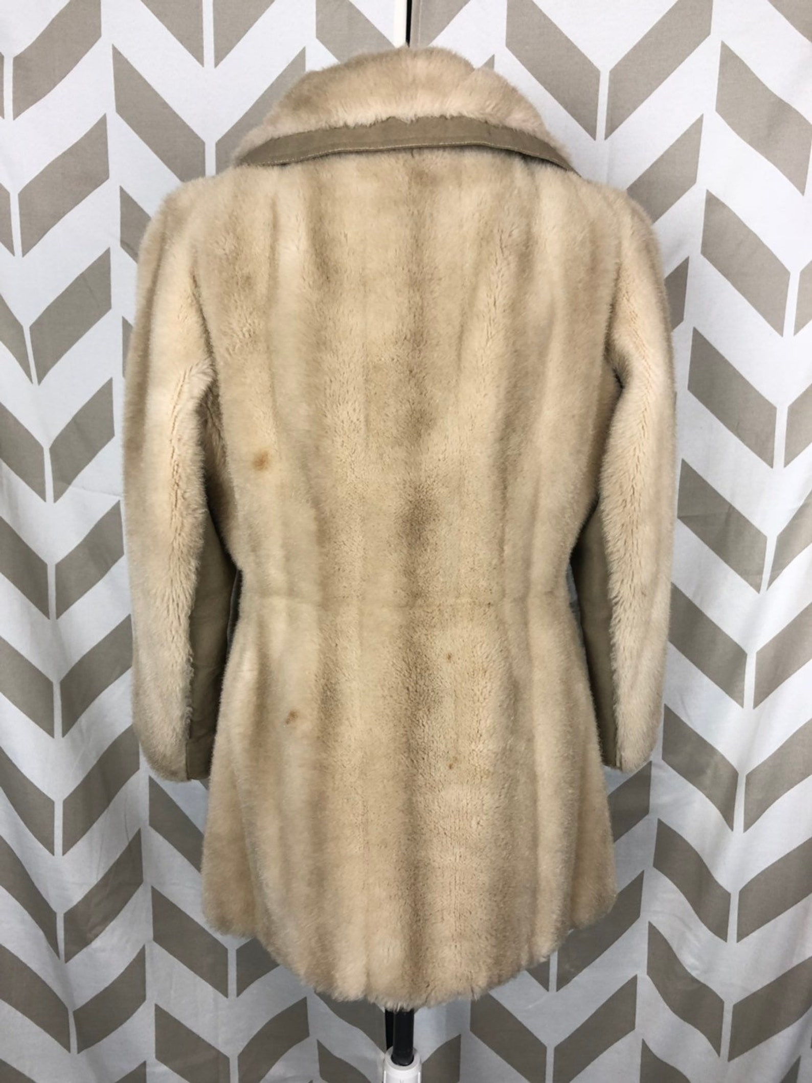 70s Faux Fur Coat Ladies Vintage Faux Fur Coat - Etsy
