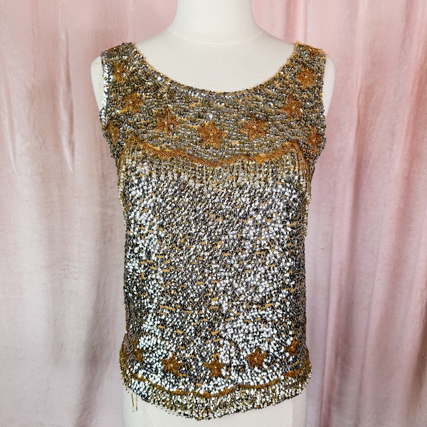 Beaded Vintage Tank Top - Etsy
