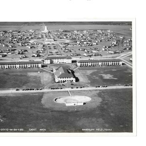 Vintage Military Photograph 1934 Cadet Area Randolph Air Force Base ...