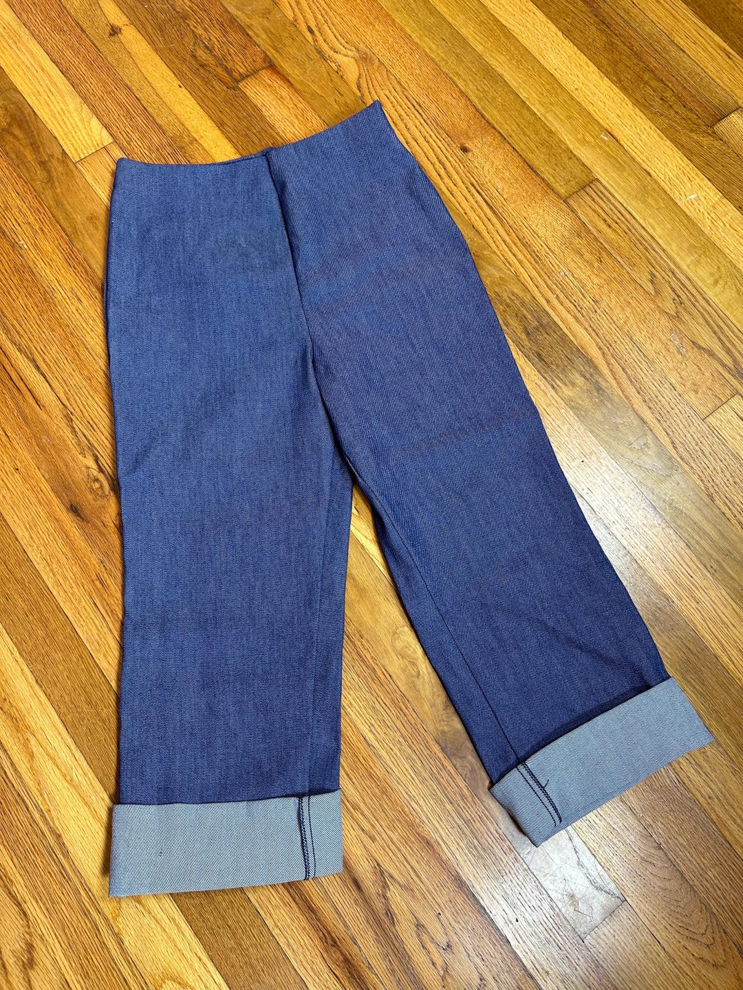 Vintage 1950s 60s Clam Diggers Cropped Jeans Capris 28 Waist - Etsy