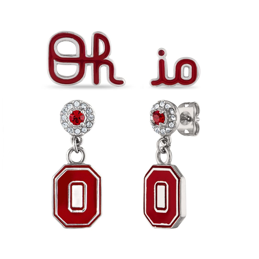 Stone Armory Officially Licensed Ohio State University Earrings Set ...