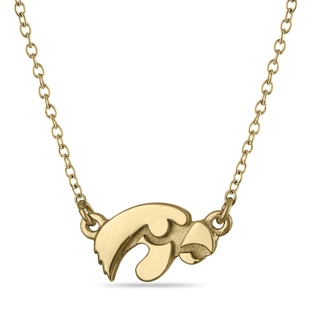 Stone Armory Officially Licensed Iowa Hawkeyes Necklace – 18K Gold ...