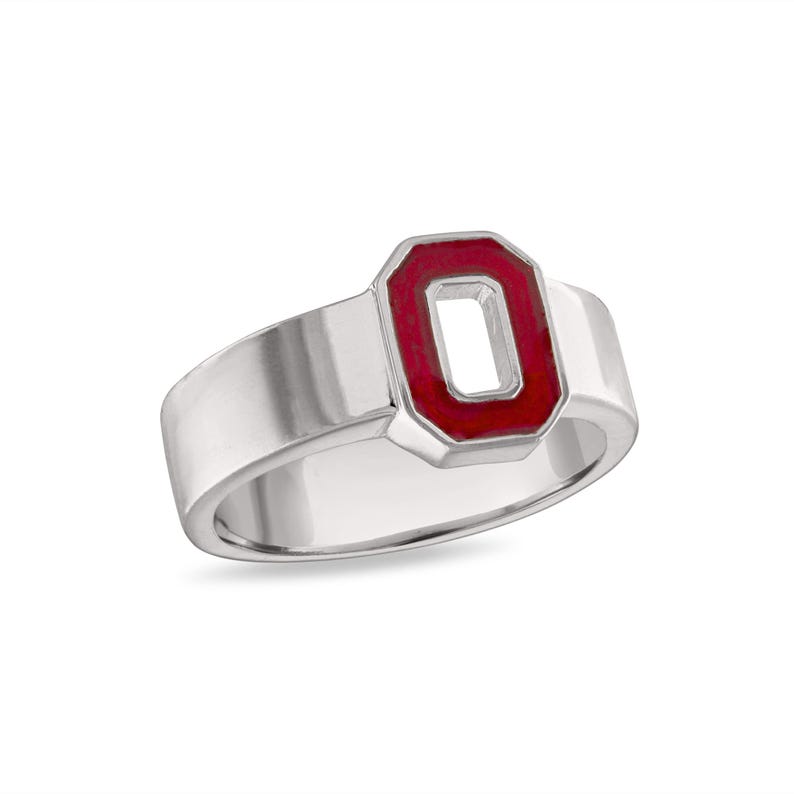 Stone Armory Men's Ohio State Ring Block O | Solid Sterling Silver OSU ...