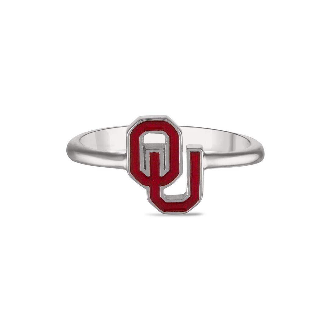 Silver Oklahoma Sooners Ring | Officially Licensed by the University of ...