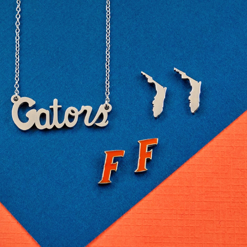 Stone Armory Florida Map Stainless Steel Stud Earrings for Women ...