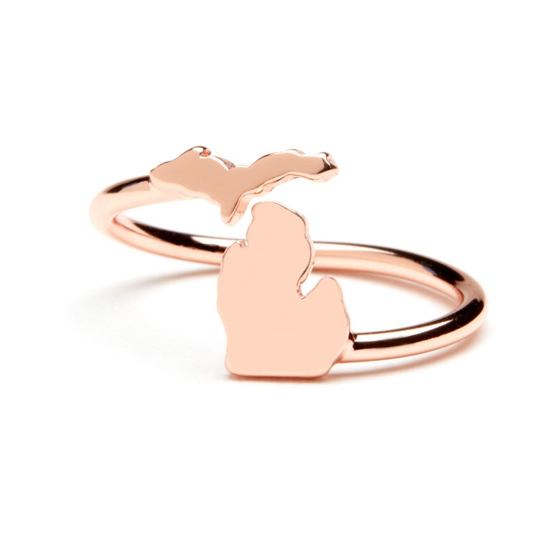 Stone Armory Officially Licensed State of Michigan Rings – Set of 4 ...