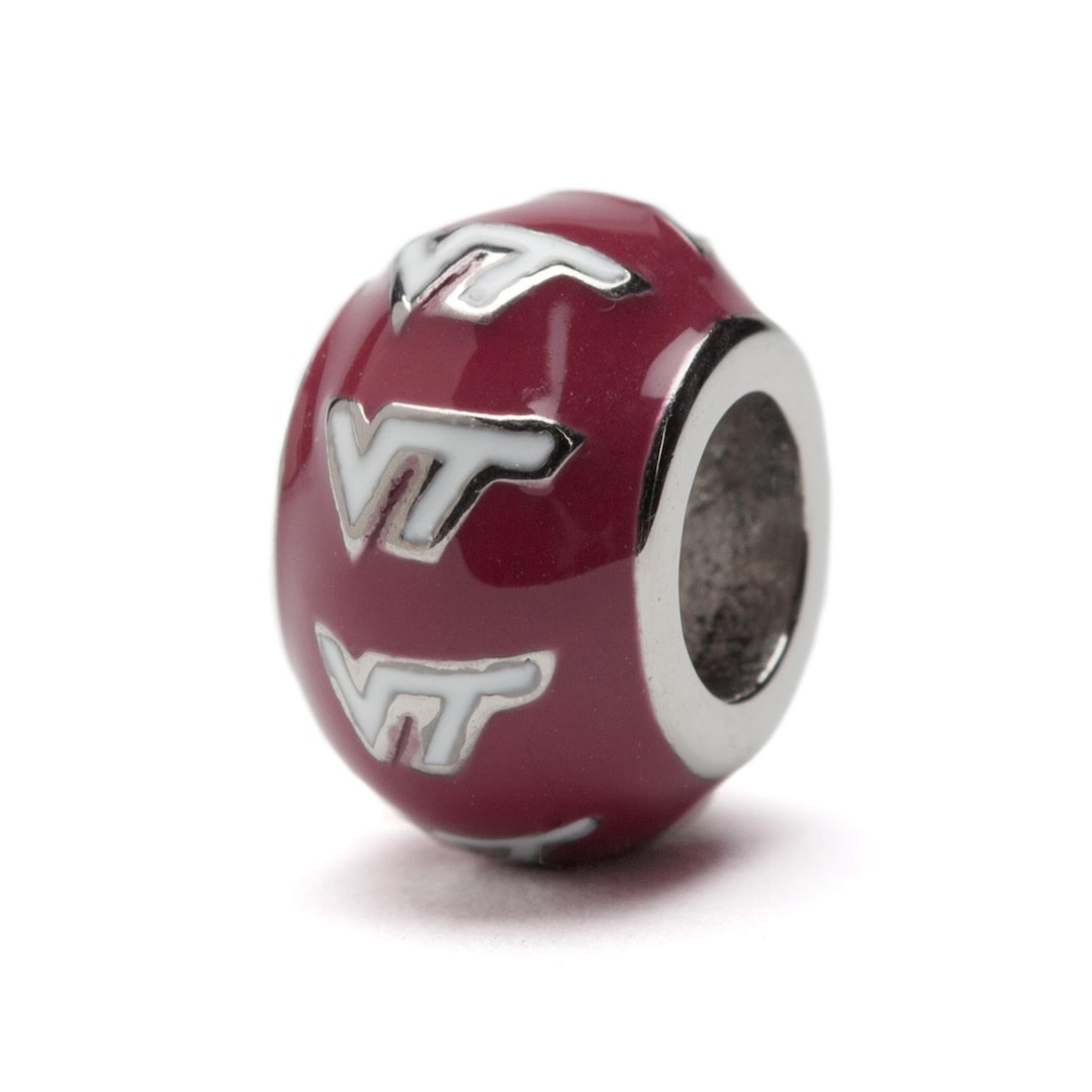 Stone Armory Virginia Tech Bead Charm | Virginia Tech Hokies Jewelry ...