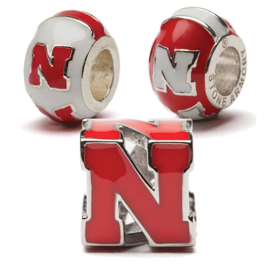 Stone Armory Officially Licensed Nebraska Cornhuskers Bead Charm ...