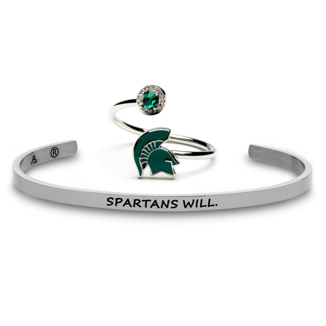 Stone Armory Officially Licensed Michigan State Gift Set Love MSU Ring ...