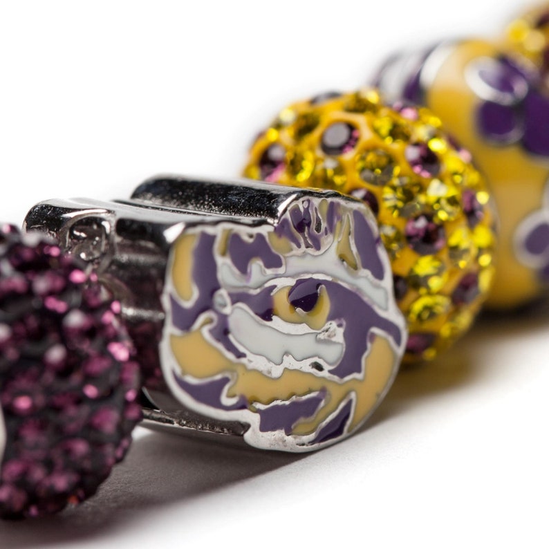 Stone Armory Louisiana State University Bead Charm | LSU Tigers Jewelry ...