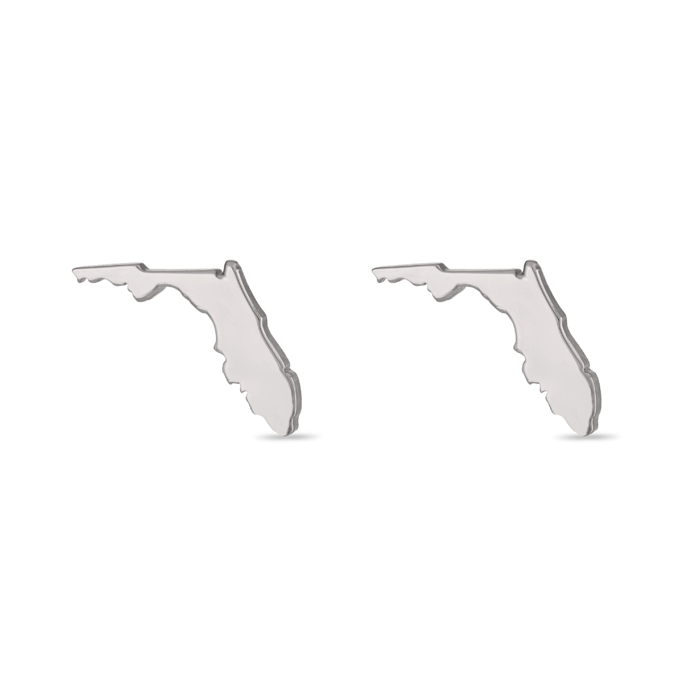 Stone Armory Florida Map Stainless Steel Stud Earrings for Women ...