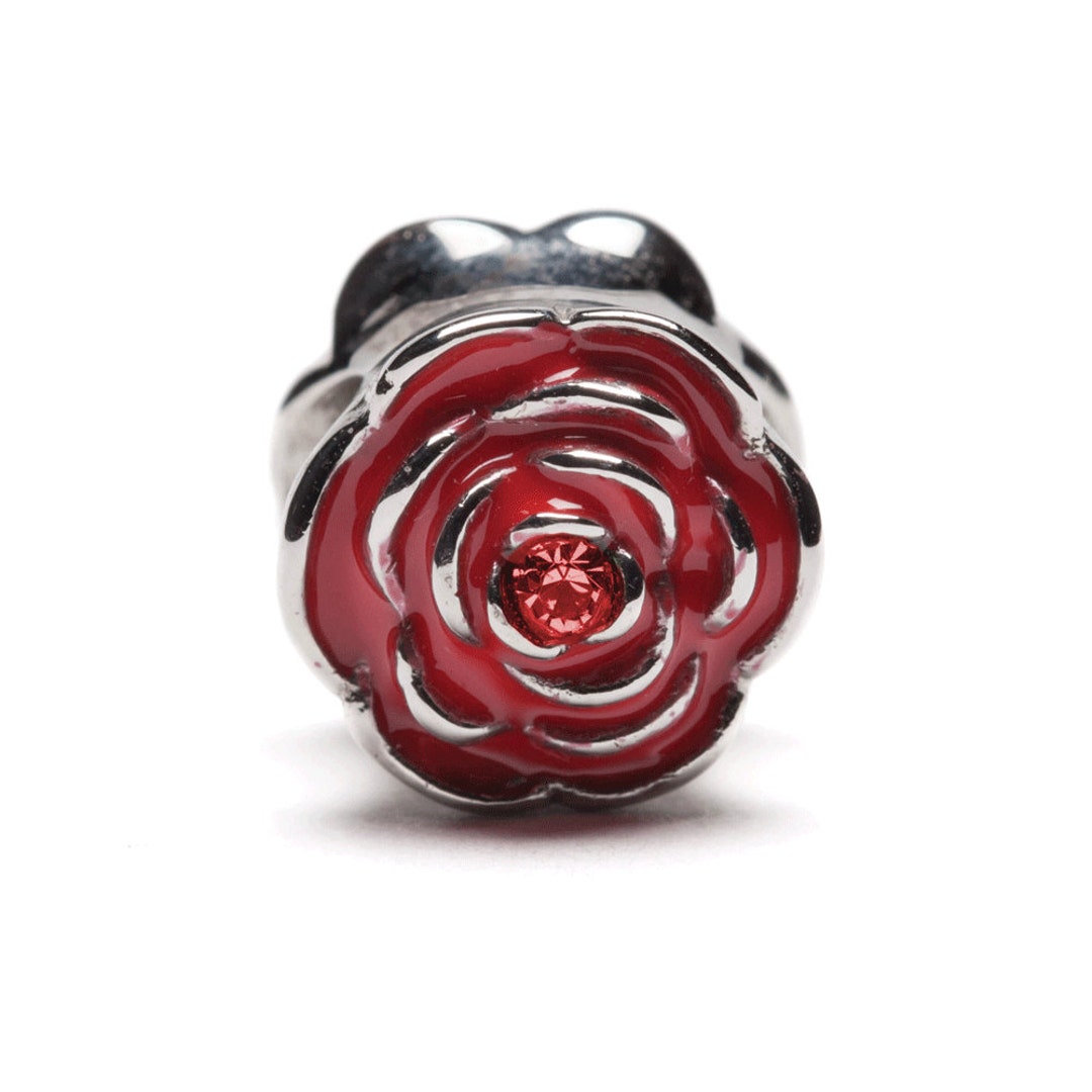 Rose Bead Charm Jewelry - Etsy