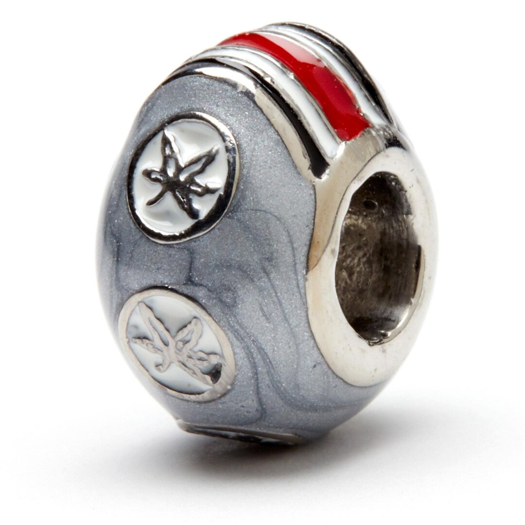 Stone Armory Officially Licensed Ohio State Helmet Stripe Charm - Grey ...