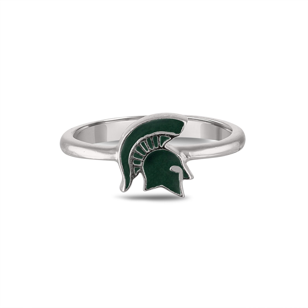Michigan State Ring - Sterling Silver | MSU Spartans Jewelry | Michigan ...