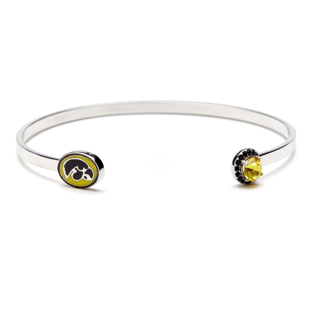 Stone Armory University of Iowa Crystal Bangle | Iowa Hawkeyes Jewelry ...