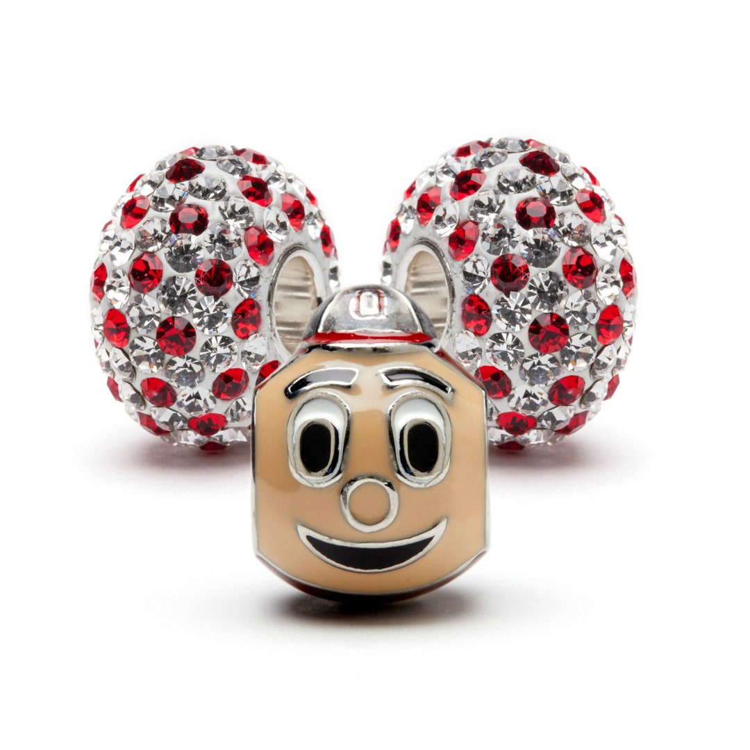 Ohio State Charms Set - Brutus Buckeye + Crystal Charms | Ohio State ...