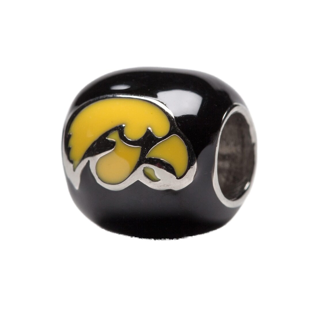Stone Armory Officially Licensed University of Iowa Hawkeye Bead Double ...