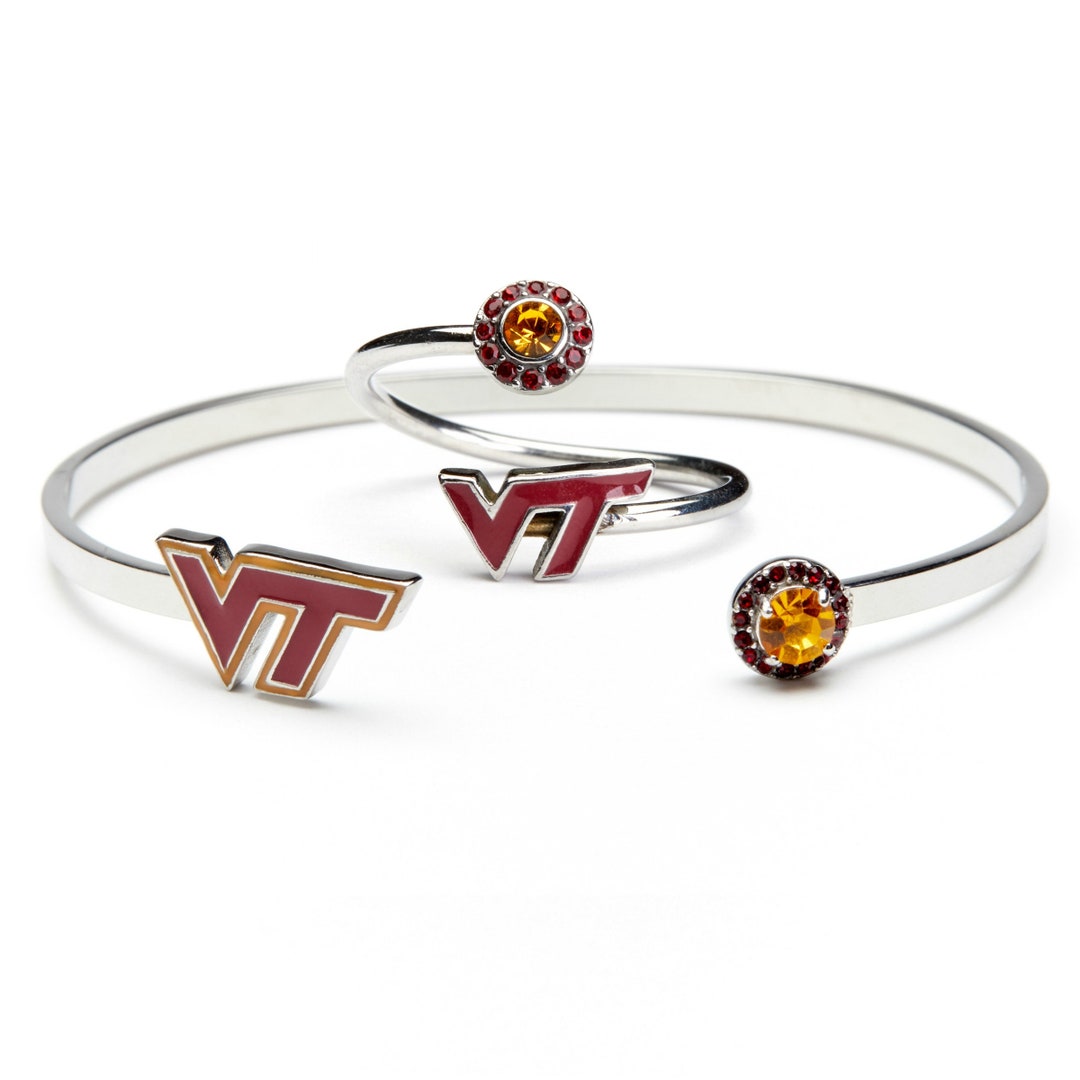 Gift Set-love Virginia Tech Ring and Bangle | Virginia Tech Ring ...