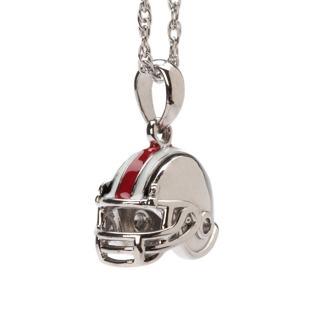 Stone Armory Officially Licensed OSU Buckeye Helmet Necklace Charm ...