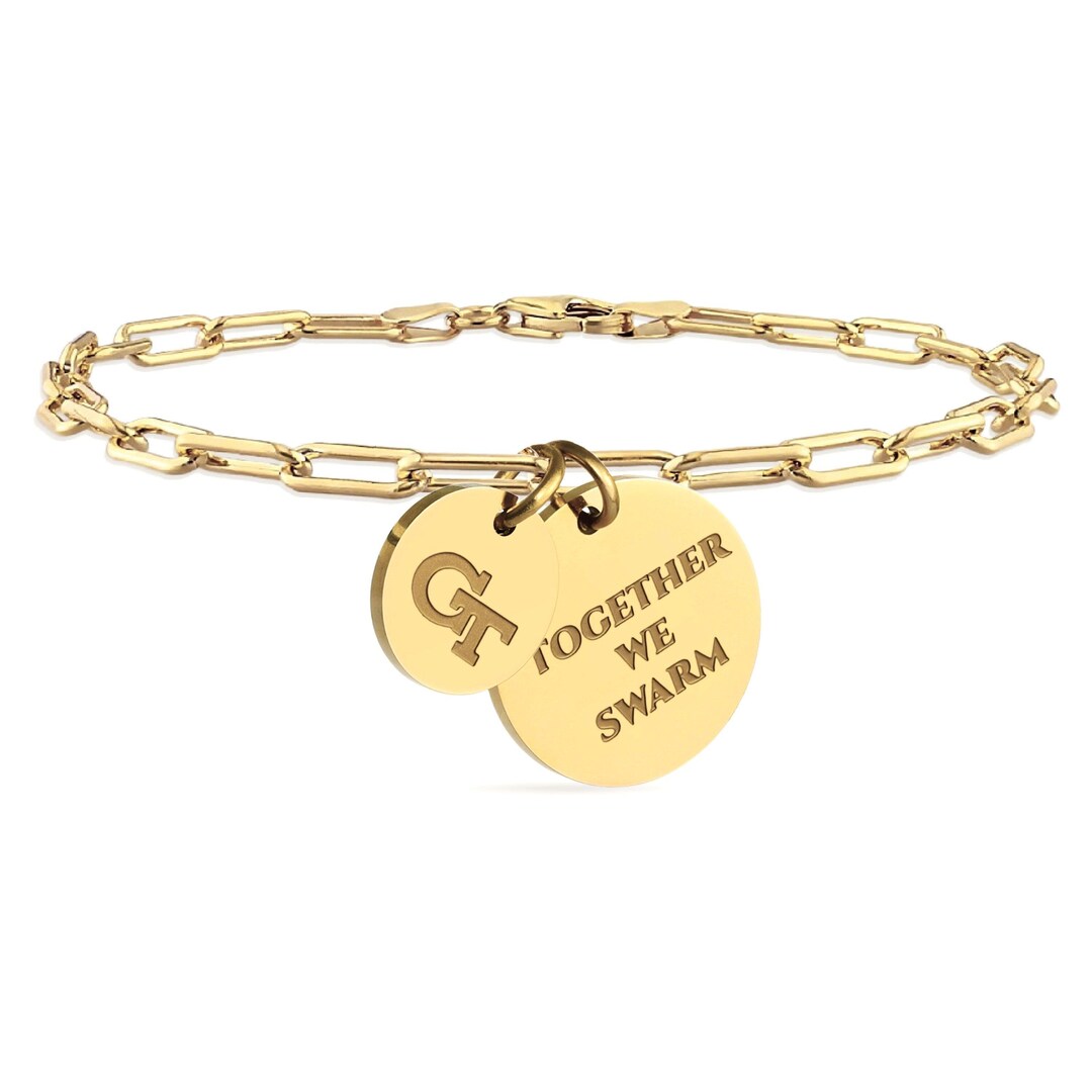 Stone Armory Officially Licensed Bracelet for Georgia Tech Fans - 18K ...